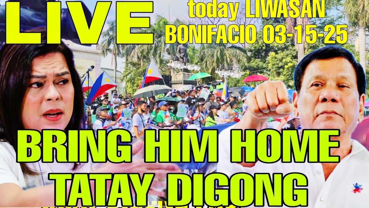 LIVE TODAY LIWASAN BONIFACIO BRING HIM HOME TATAY DIGONG DAGSANA SA ...