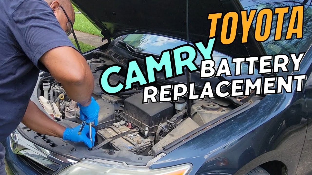 2011 - 2017 Toyota Camry Battery Replacement - YouTube