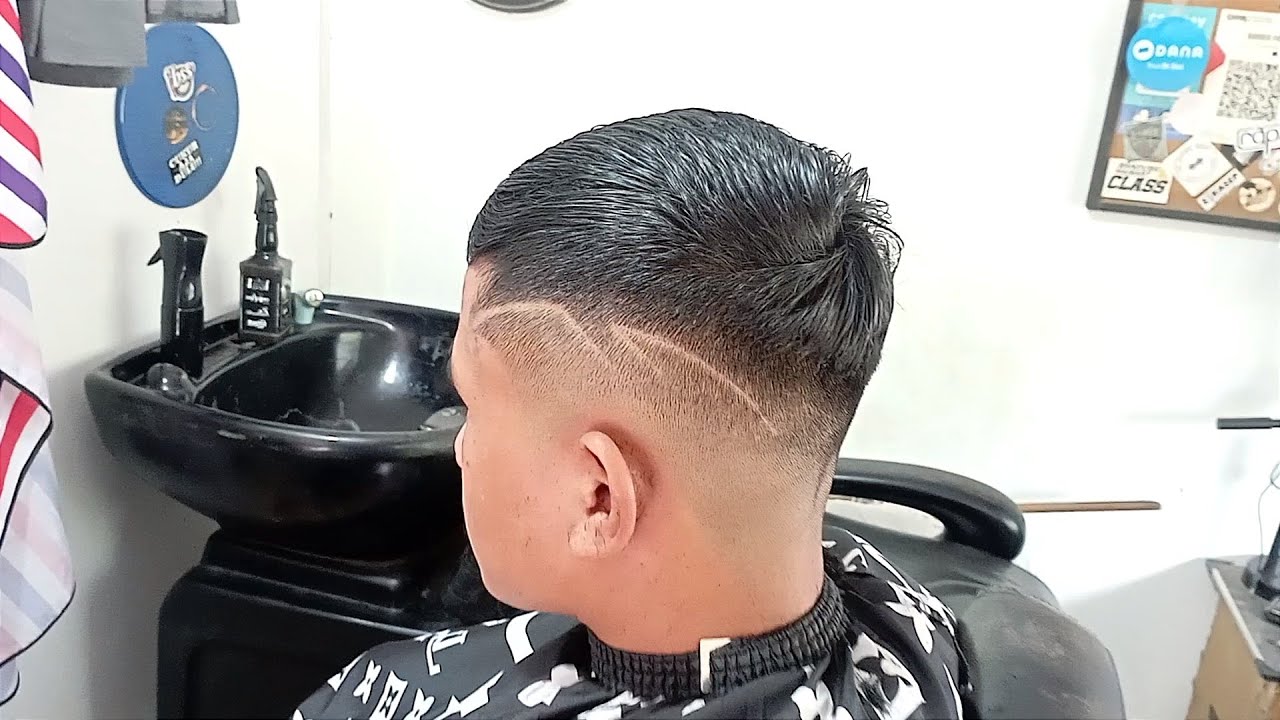 Tutorial Potong Rambut Pria Model Tipis Habis Rapi High Fade Mudah ...