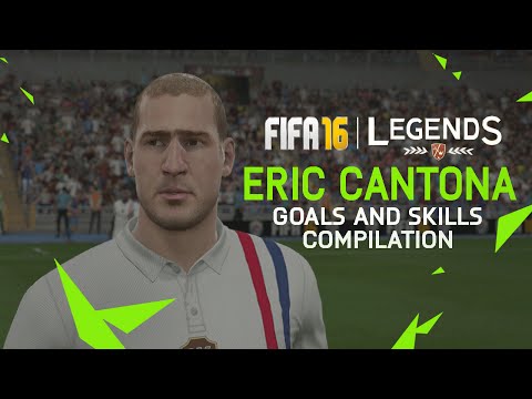 Fifa16-Eric Cantona goals and skills compilation-HD