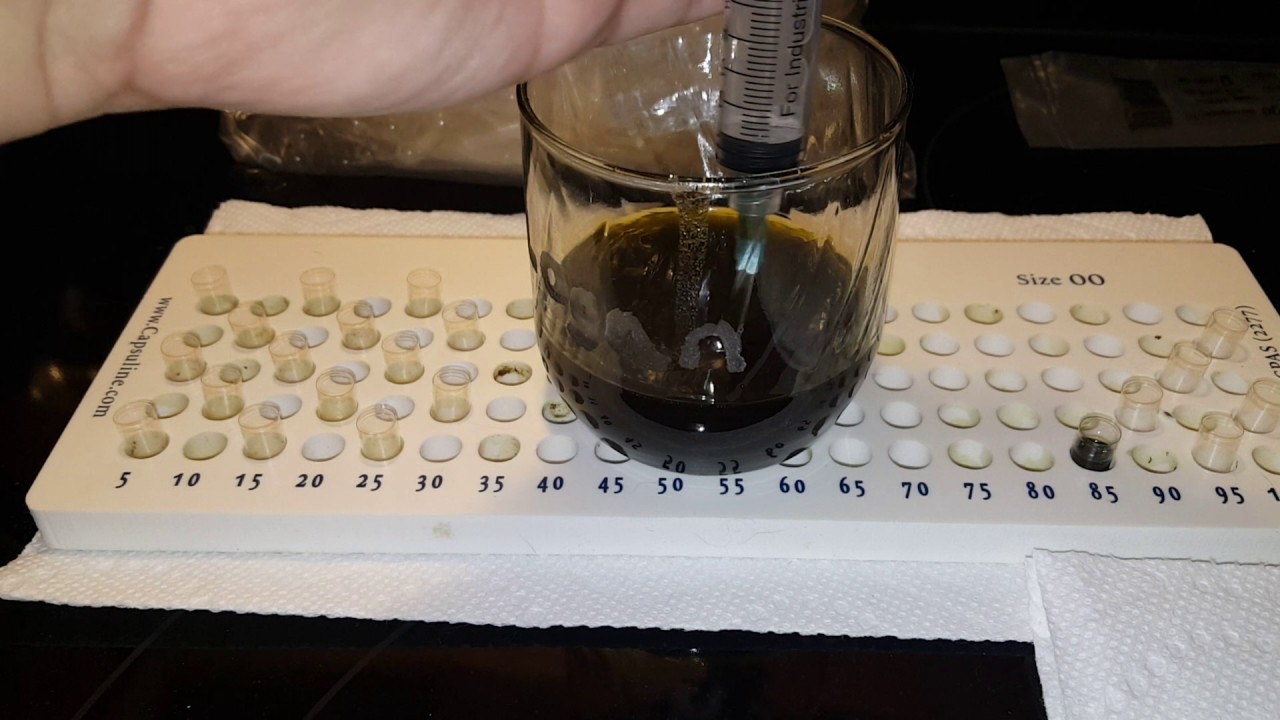 Filling my homemade, organic capsules for diabetes - YouTube