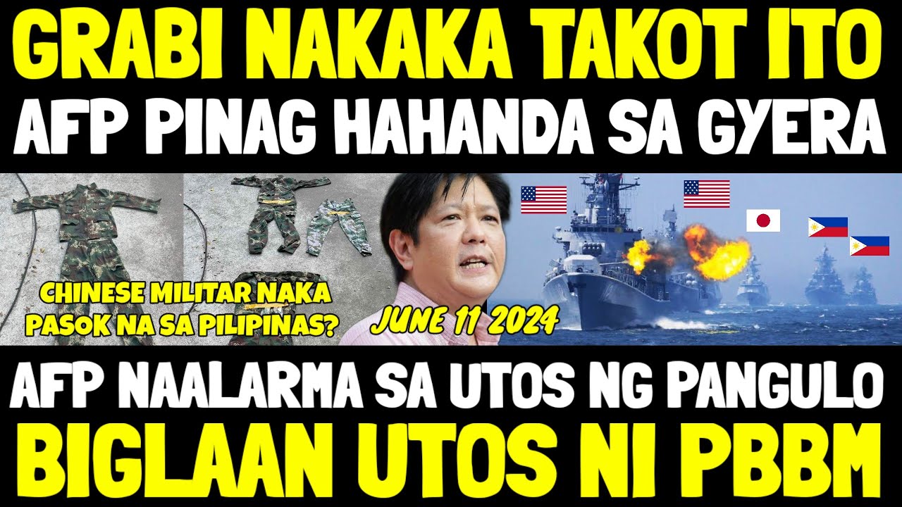 COMMANDER IN CHIEF PINAG BANTAAN LAHAT! MAG HANDA SA GYERA! CHINA ARMY ...