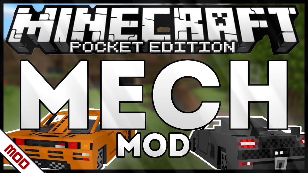 0.15.0/0.16.0 MECH MOD - MINECRAFT PE - YouTube