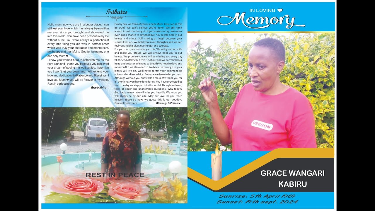 GRACE WANGARI KABIRU FINAL SALUTE AT MICHI MIKURU,MERU - YouTube