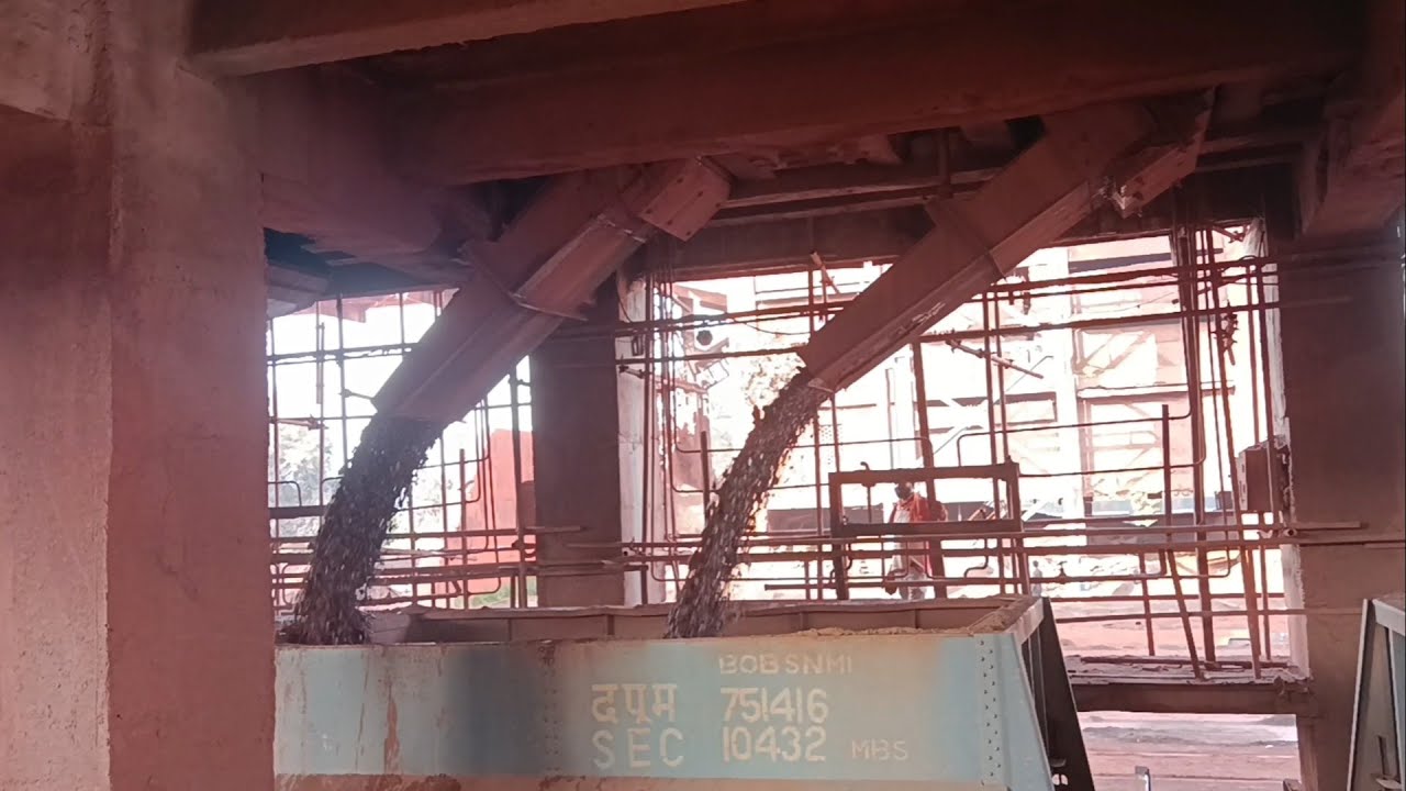 Amazing View Of Iron Ore Loading In Railway Rake || @vlogswidengineer ...