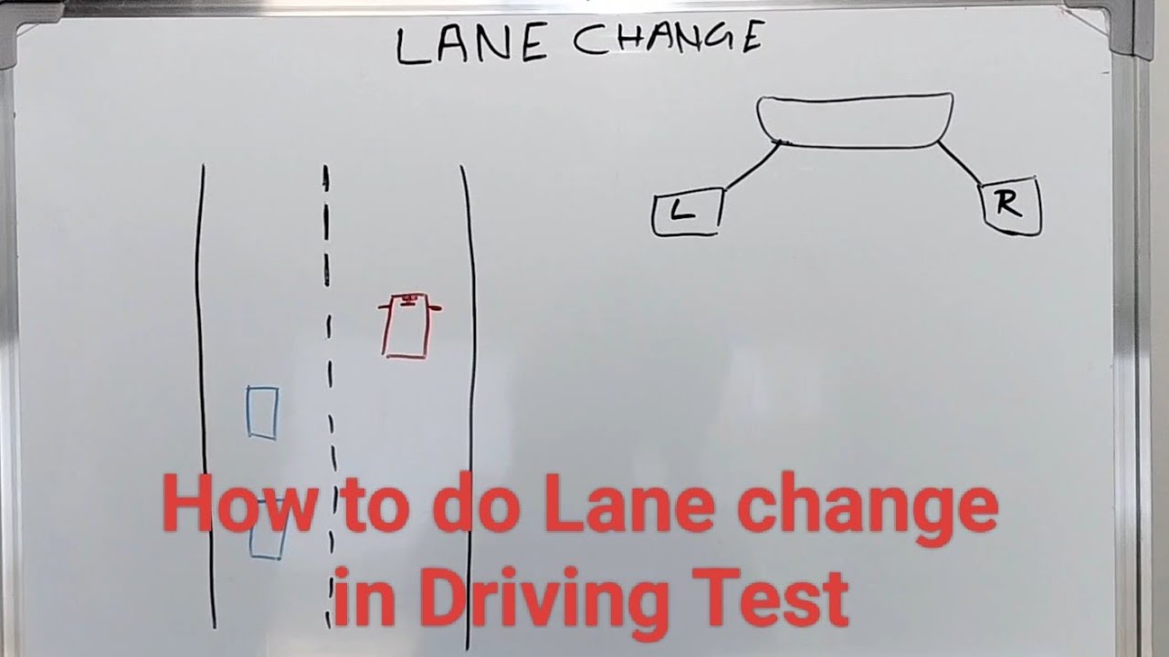 How to do Lane change in Driving Test. - YouTube