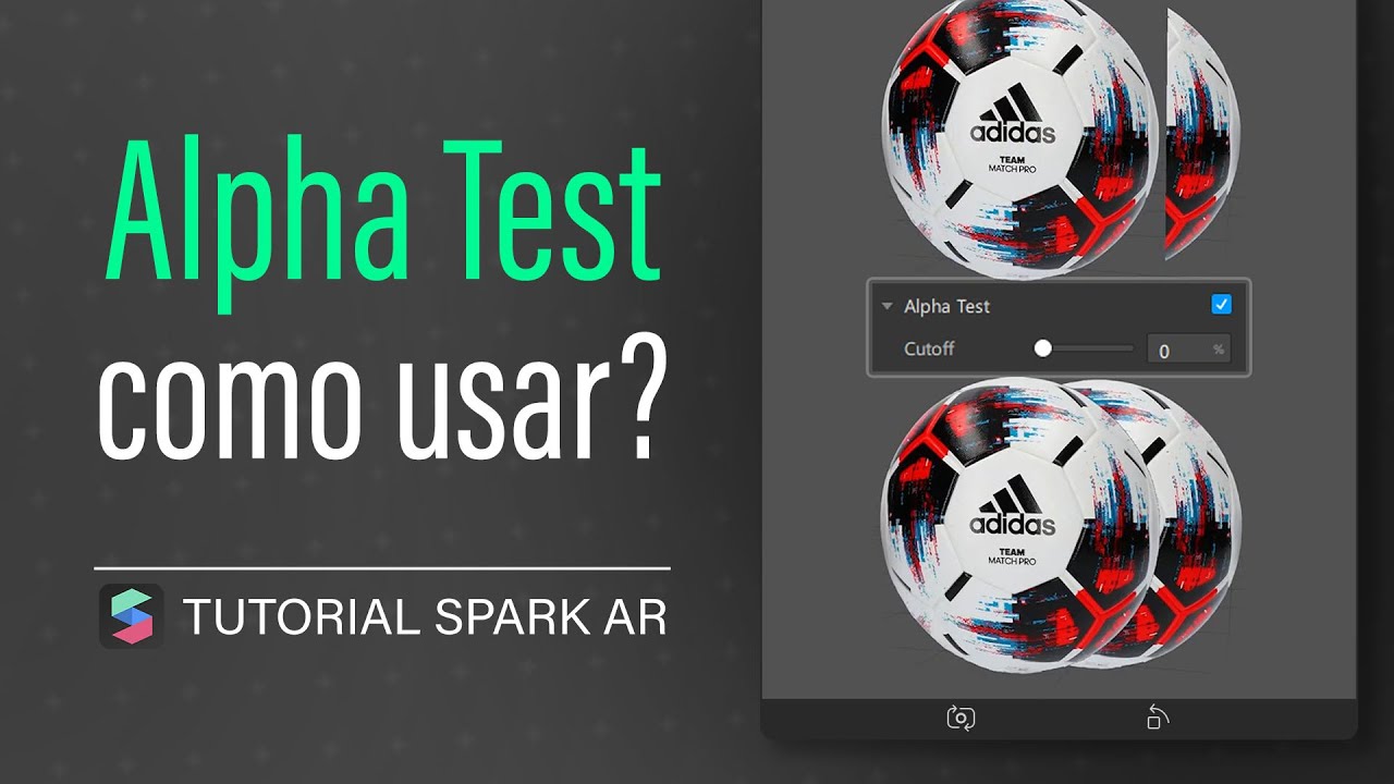 Como usar alpha test? - Spark Ar Studio Tutorial - YouTube