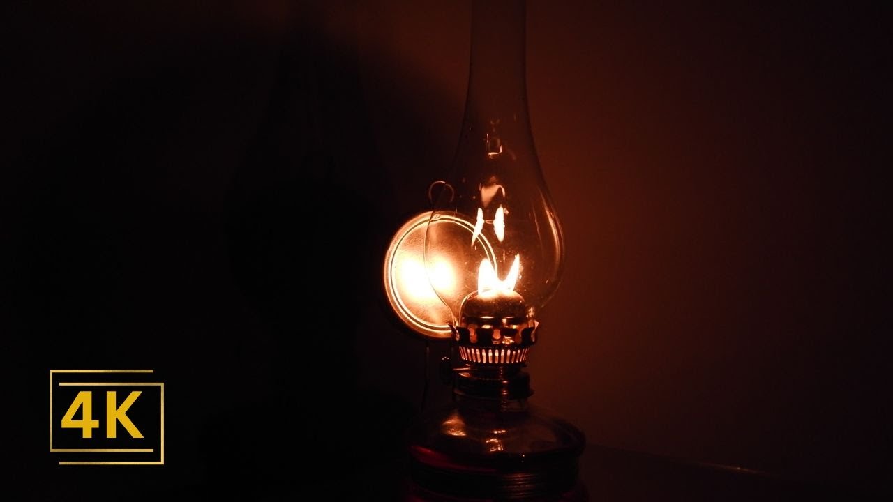 Cozy Glass Oil Lamp Ambience - Relaxing ASMR, Soft Burn | 1 Hour | 4K ...