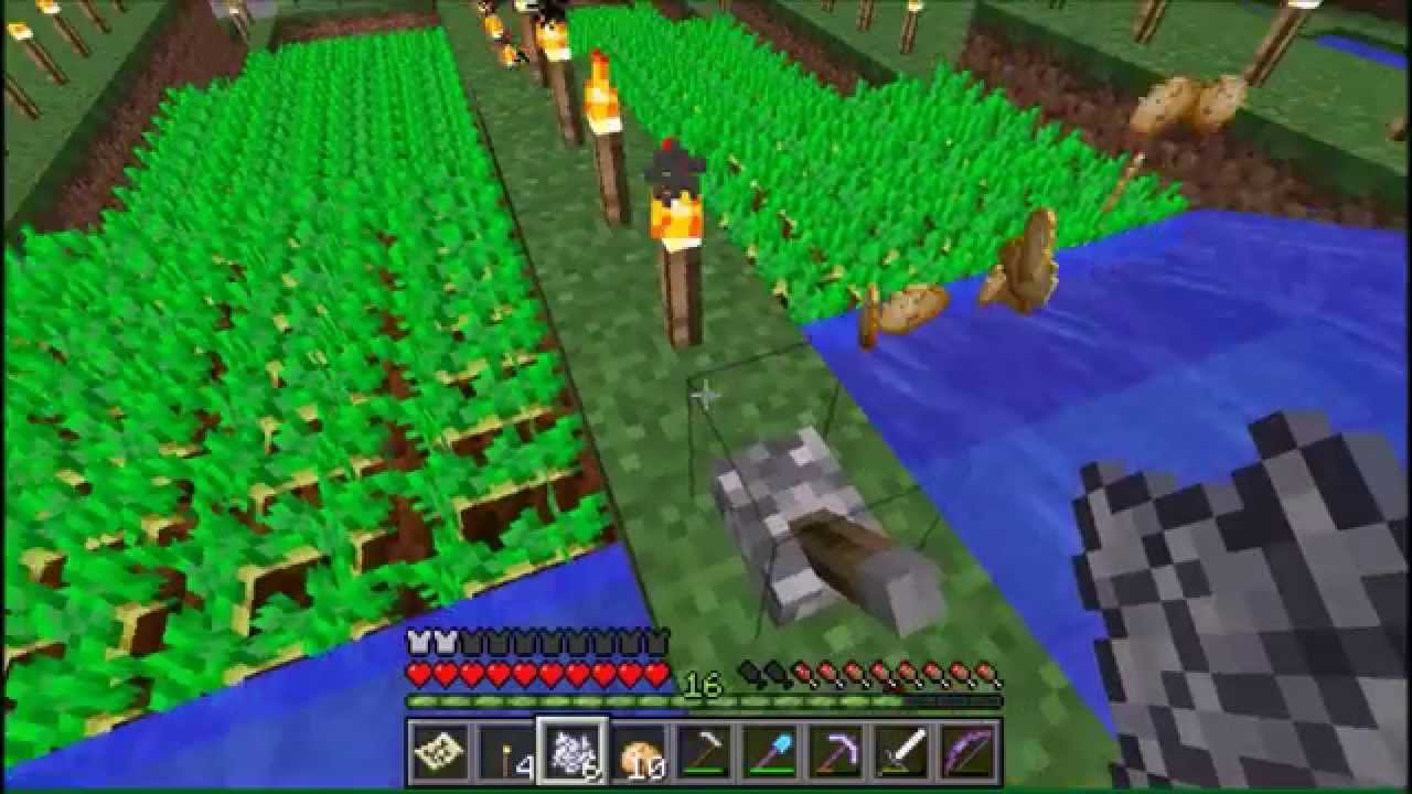Simple Minecraft Water Harvesting - YouTube