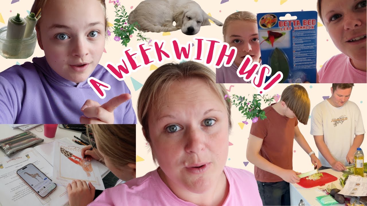A week with us - Family vlog - August 2025 - Home schooling in the uk ...