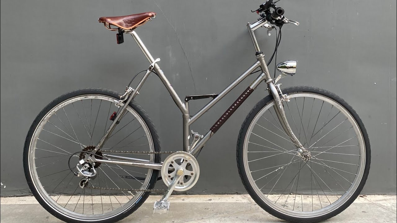 Bridgestone Grandtech foldable bicycle - YouTube