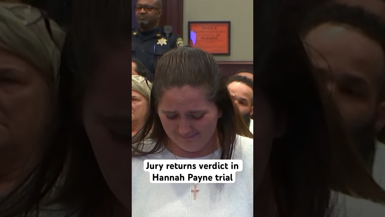 Jury.returns verdict in Hannah Payne trial - YouTube