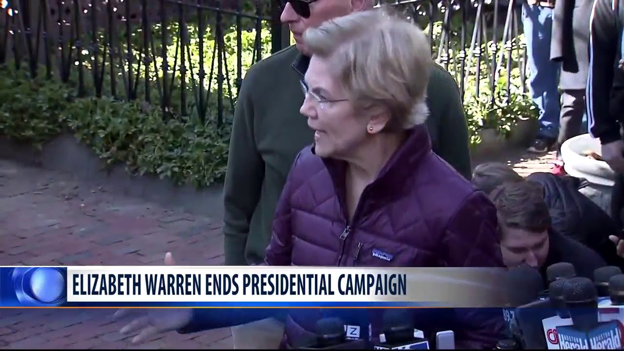 Elizabeth Warren drops out - YouTube