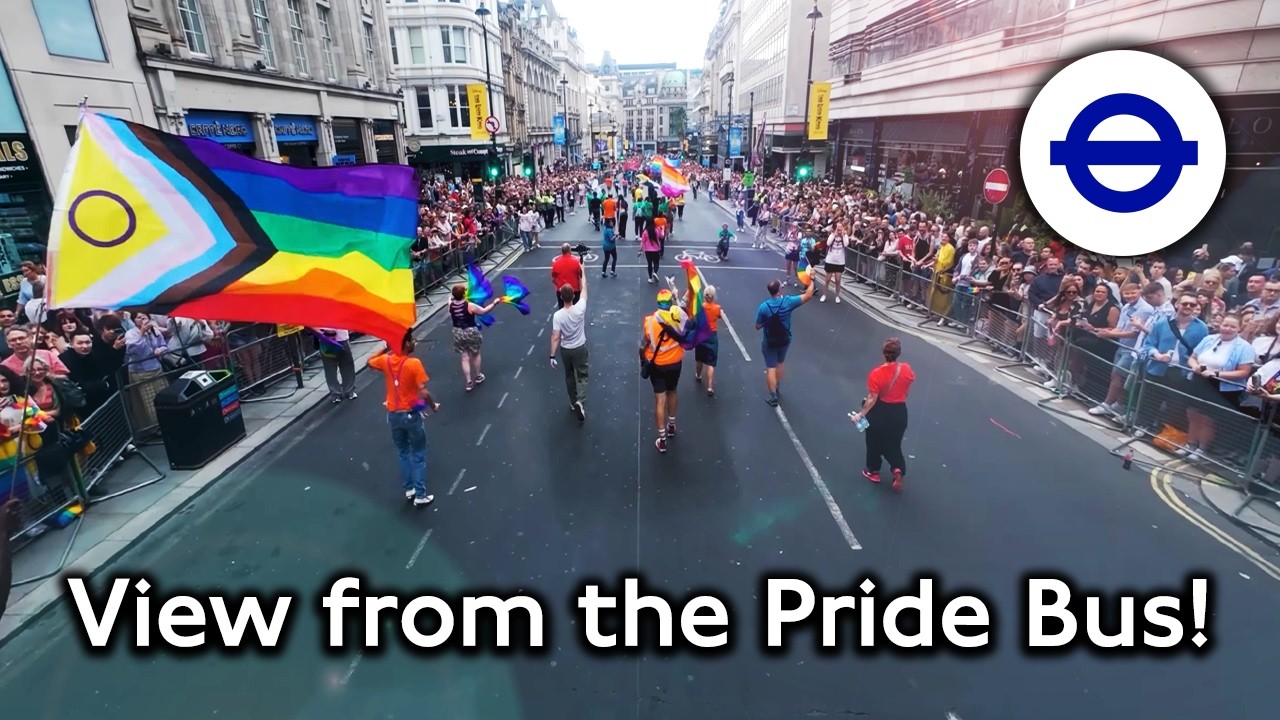 TfL Pride Bus POV: Riding Through Central London During Pride 🏳️‍🌈 ...