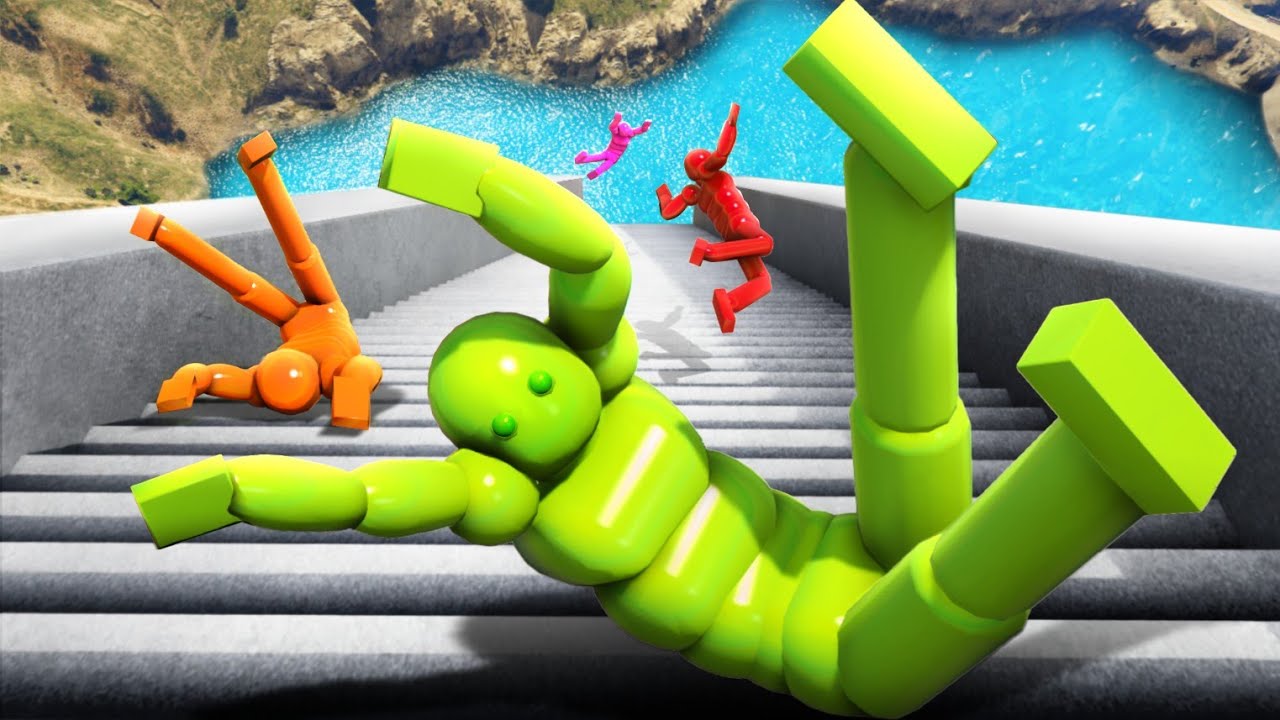 GTA 5 Ragdoll Dude Crazy Long Stairs Ragdolling and Jumps! - YouTube