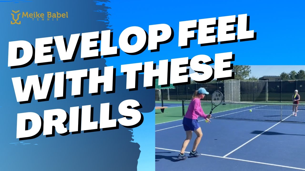 How to develop touch in tennis - DRILLS to improve your feel - YouTube