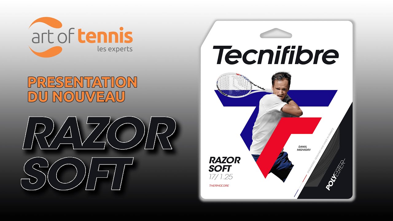 Présentation du cordage Tecnifibre Razor Soft de Daniil Medvedev ...