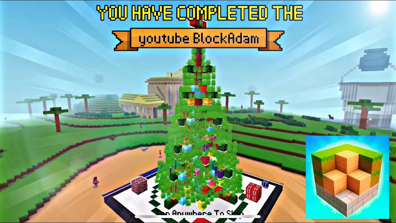 BLOCK CRAFT 3D BUILDING A "CHRISTMAS TREE"🌲 - YouTube