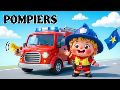 Chanson Camion de Pompiers 🚒 | Fire Truck Song Français | Chansons pour ...