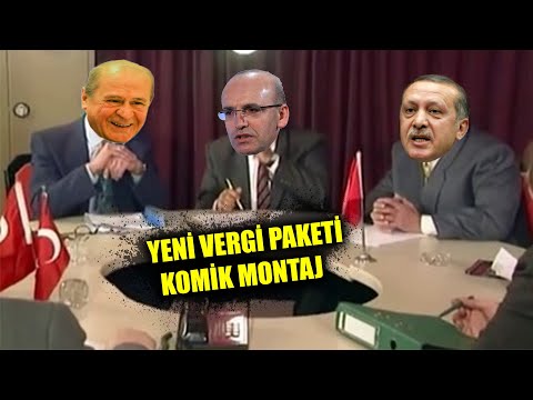Yeni Vergi Paketi Komik Montaj (kesin izleyin) Mehmet Şimşek & Erdoğan komik video