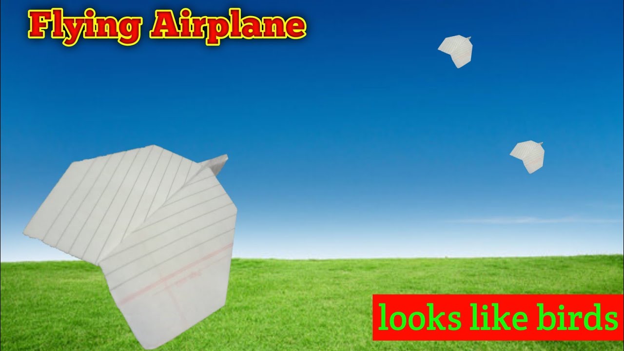 The Paper Plane That Can Actually Fly Paper craft - YouTube