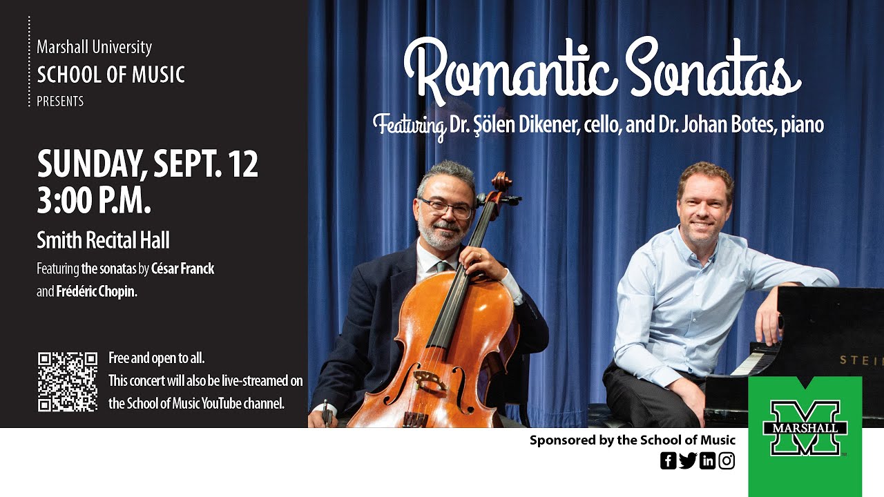 Romantic Sonatas- Solen Dikener, cello and Johan Botes, Piano - YouTube