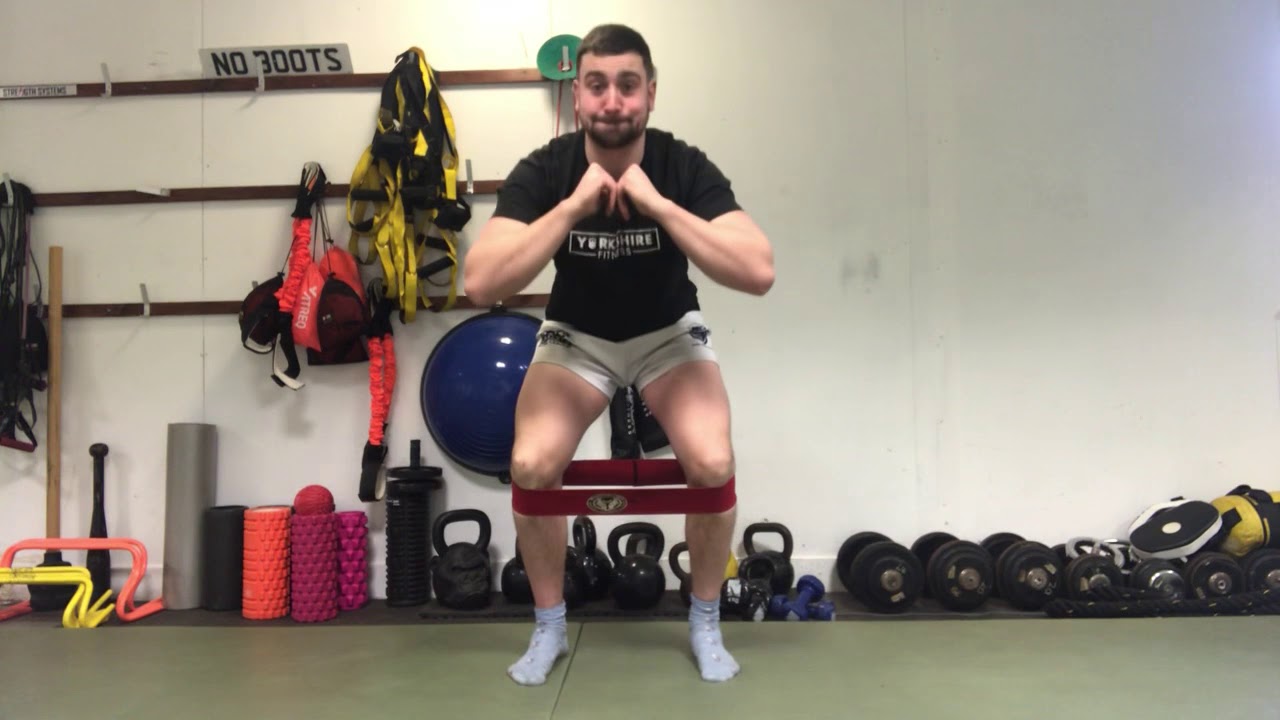 Squat Pulses (Hip Tube). - YouTube