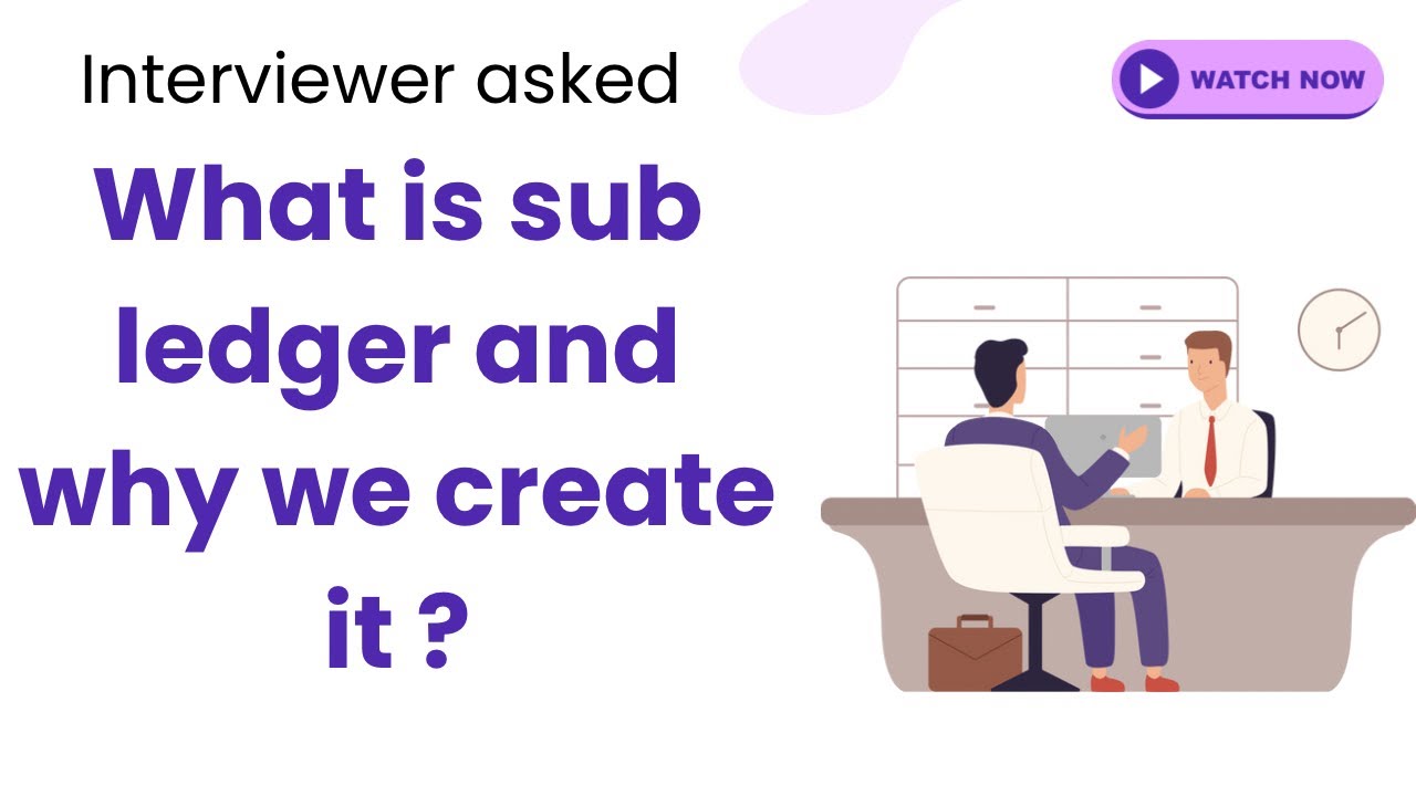 SAP FI Interview Q&A: What is sub ledger in SAP FI ? - YouTube