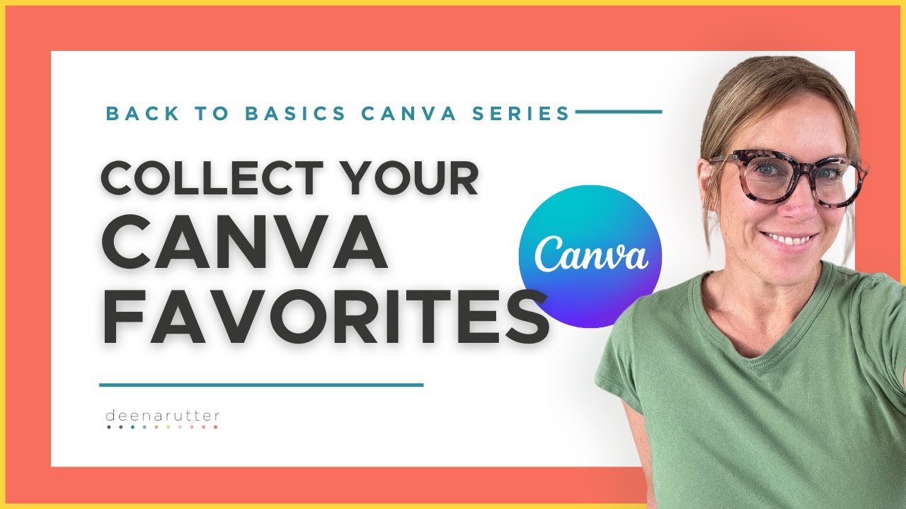 How To Collect Your Favorite Design Elements In Canva - YouTube