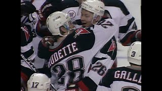 Derek Plante Game 7 overtime winning goal vs Ottawa (April 29, 1997) CBC Broadcast