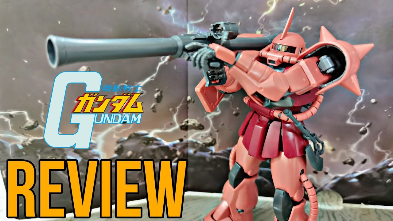 [REVIEW] MG Zaku II Char Aznable's Custom - BANDAI Model Kit REVIEW ...