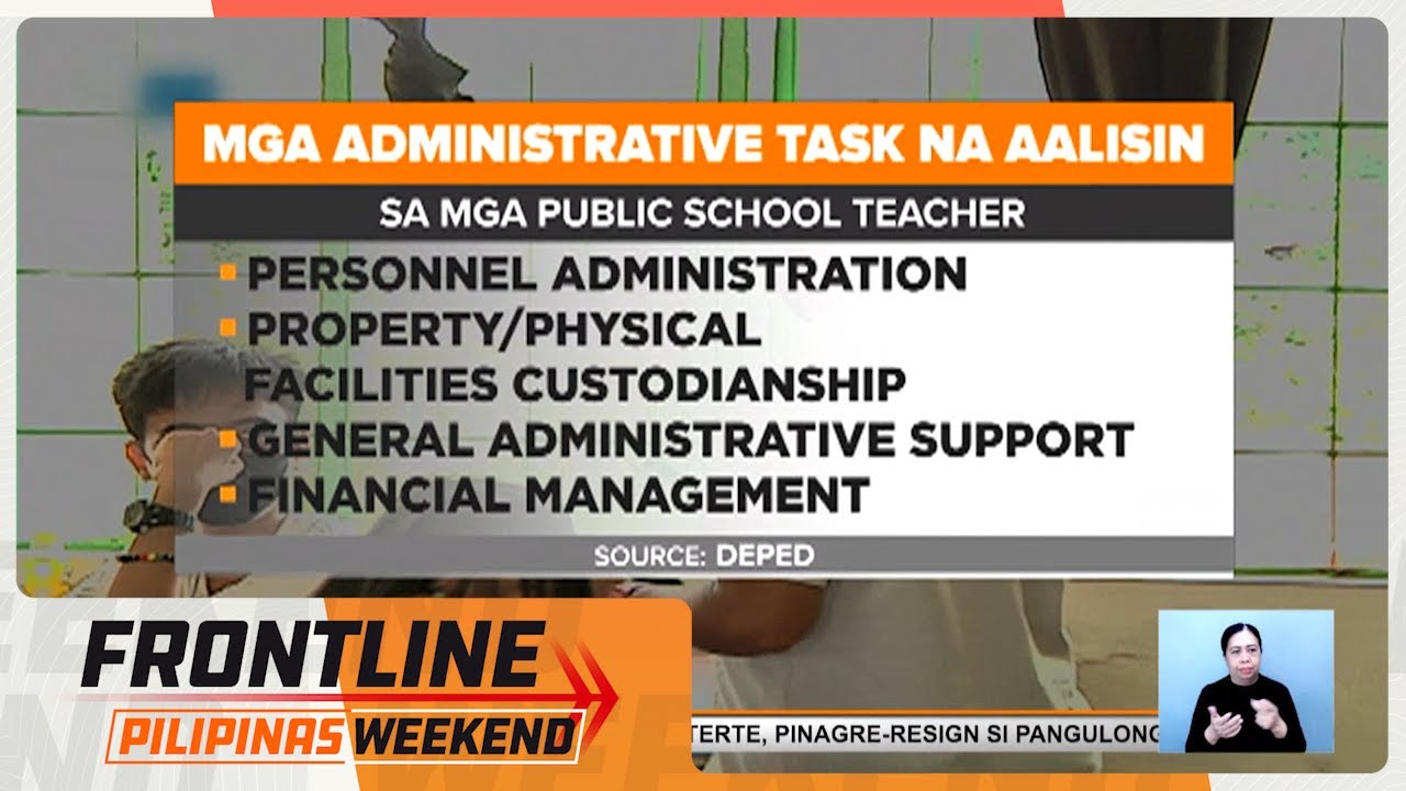 Admin tasks, planong alisin na ng DepEd sa mga guro; Ilang guro, dudang ...