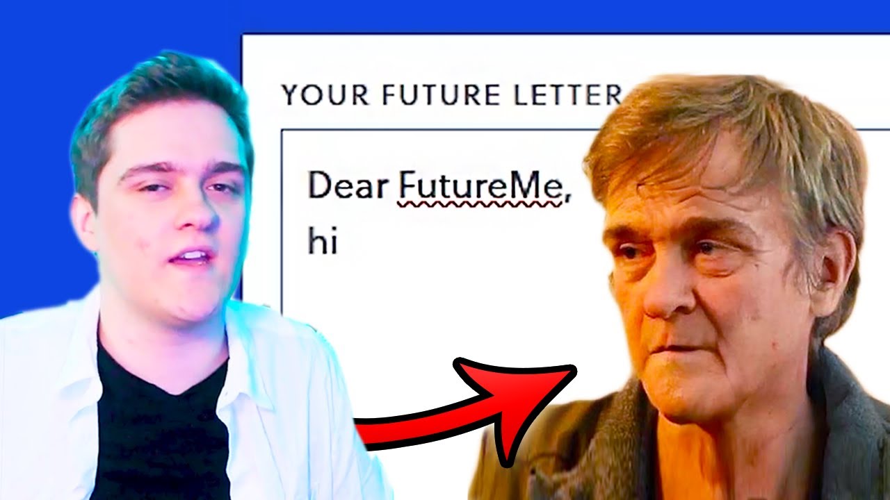 I Wrote A Letter To My FUTURE SELF! (time travel!) - YouTube