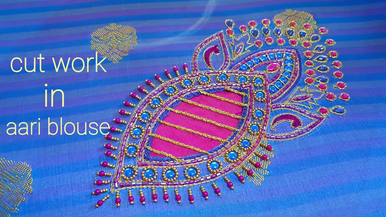 Aari work done in one hour... - YouTube