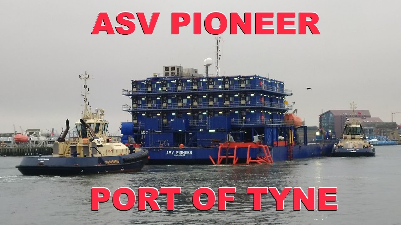Accommodation Vessel ASV Pioneer & Nobleman : Port of Tyne Newcastle ...