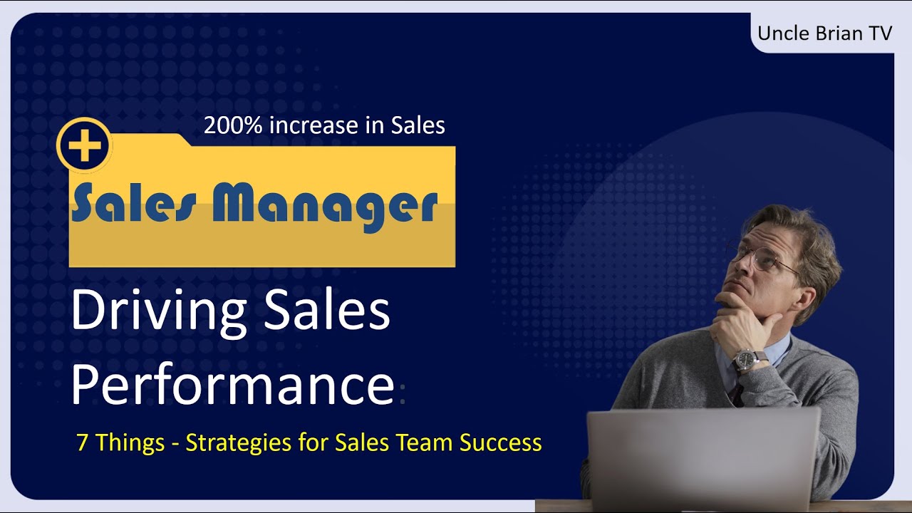 Sales Manager, Driving Sales Performance: Strategies for Sales Team ...