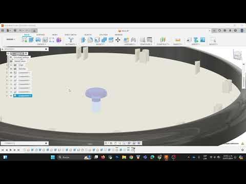 How to make a Clock part #6 Autodesk Fusion 360 - YouTube