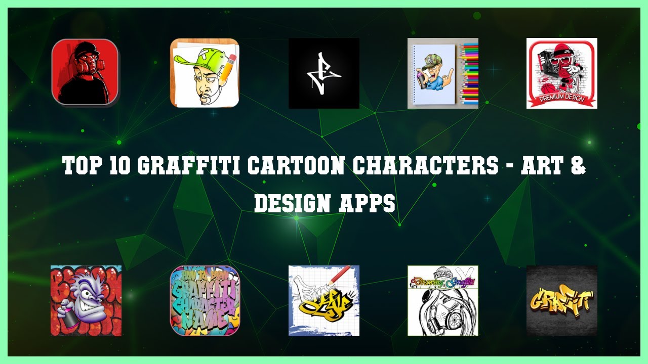 Top 10 Graffiti Cartoon Characters Android Apps - YouTube