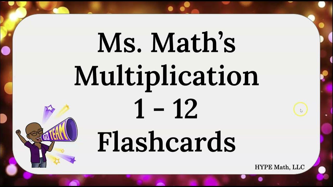 Friday Freebie ~ Multiplication 1 - 12 Digital Interactive Flashcards ...