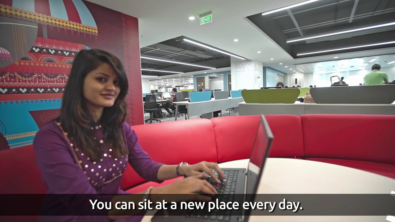 Modern Office Space | Capgemini at GAR, Hyderabad - YouTube