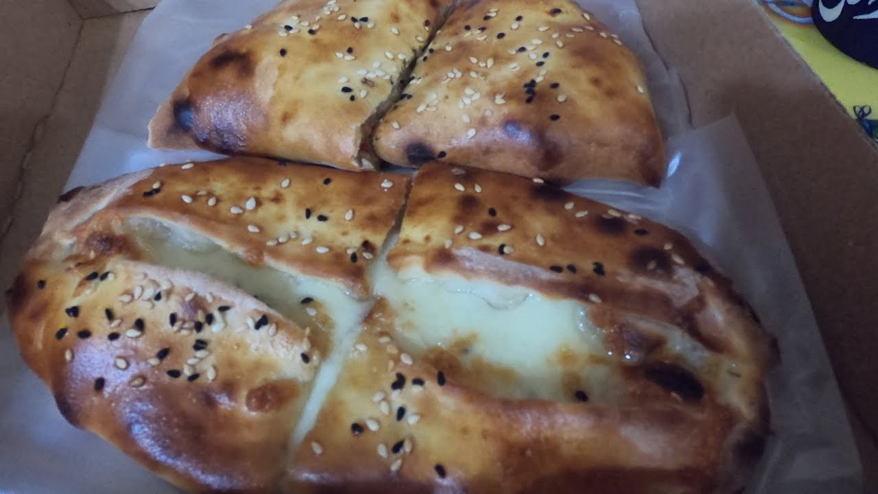 Kuwait Street Food|| AJEEN || How to bake cheese Fatayer with Zaa’ter ...