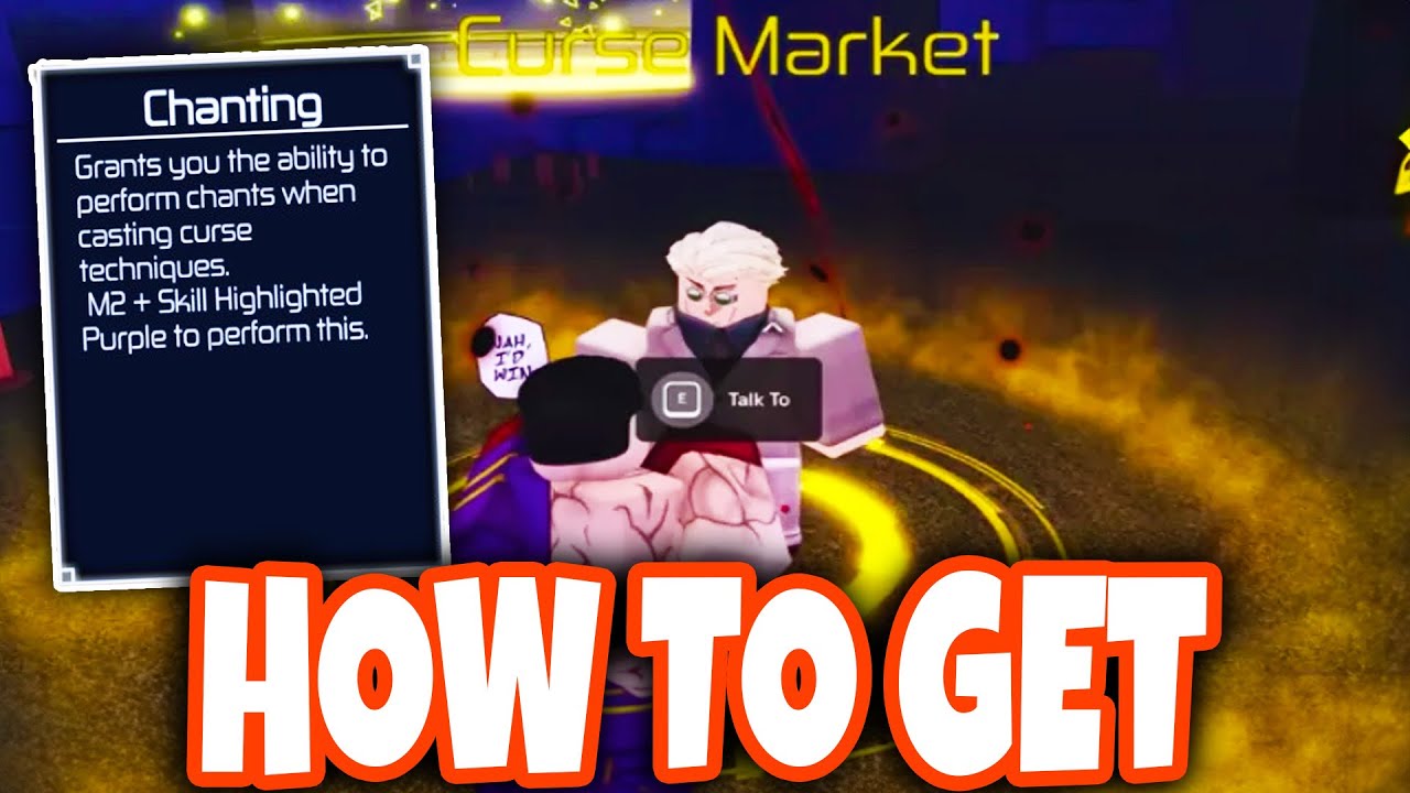 HOW TO GET & USE CHANTING In JUJUTSU INFINITE! Roblox - YouTube