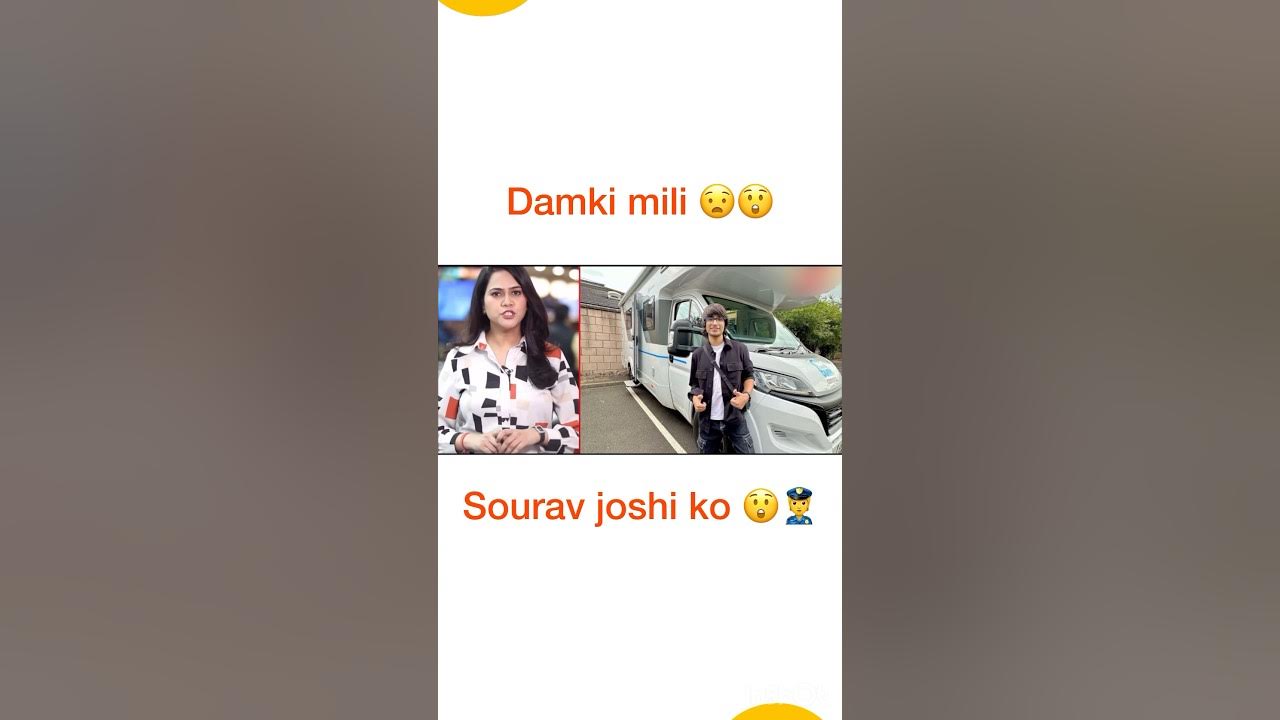 Sourav Joshi Ko Kisi Ne Dhamki Di 😠😳|| #souravjoshi #Dhamki #police #sourav #vlogs #youtube ...