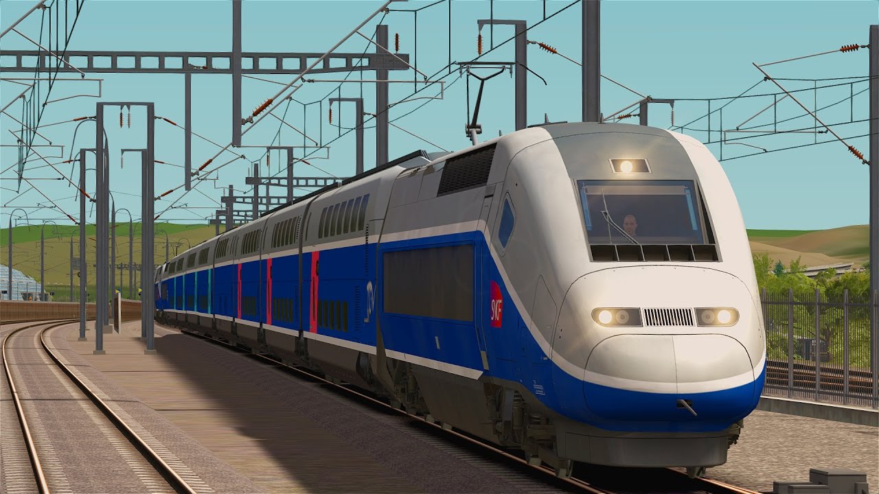 LET`S PLAY Train Simulator 2017 / Mit dem TGV Duplex von Marseille nach ...