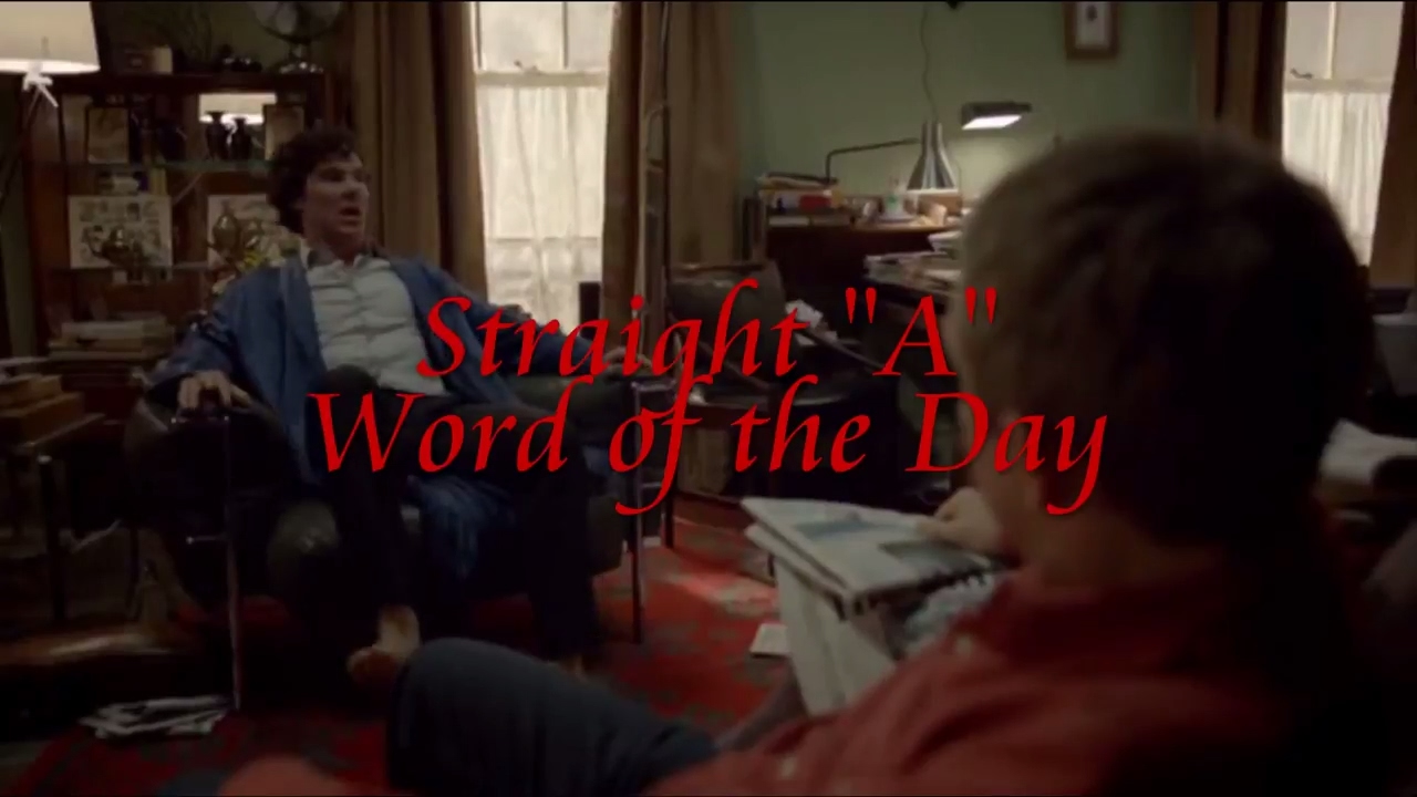 Straight "A" Vocab - Learn Vocabulary from Sherlock - Luminous - YouTube