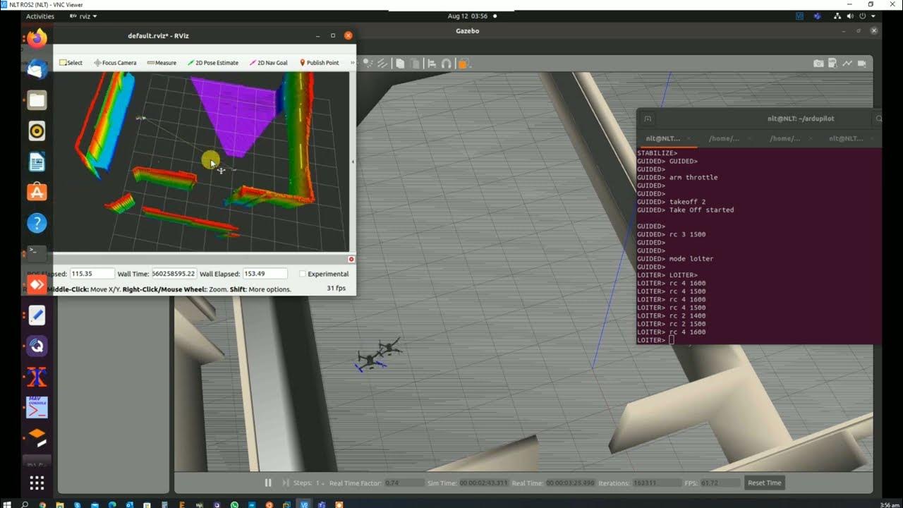 OctoMap Building in Gazebo Simulator using ArduCopter with Depth Camera - YouTube