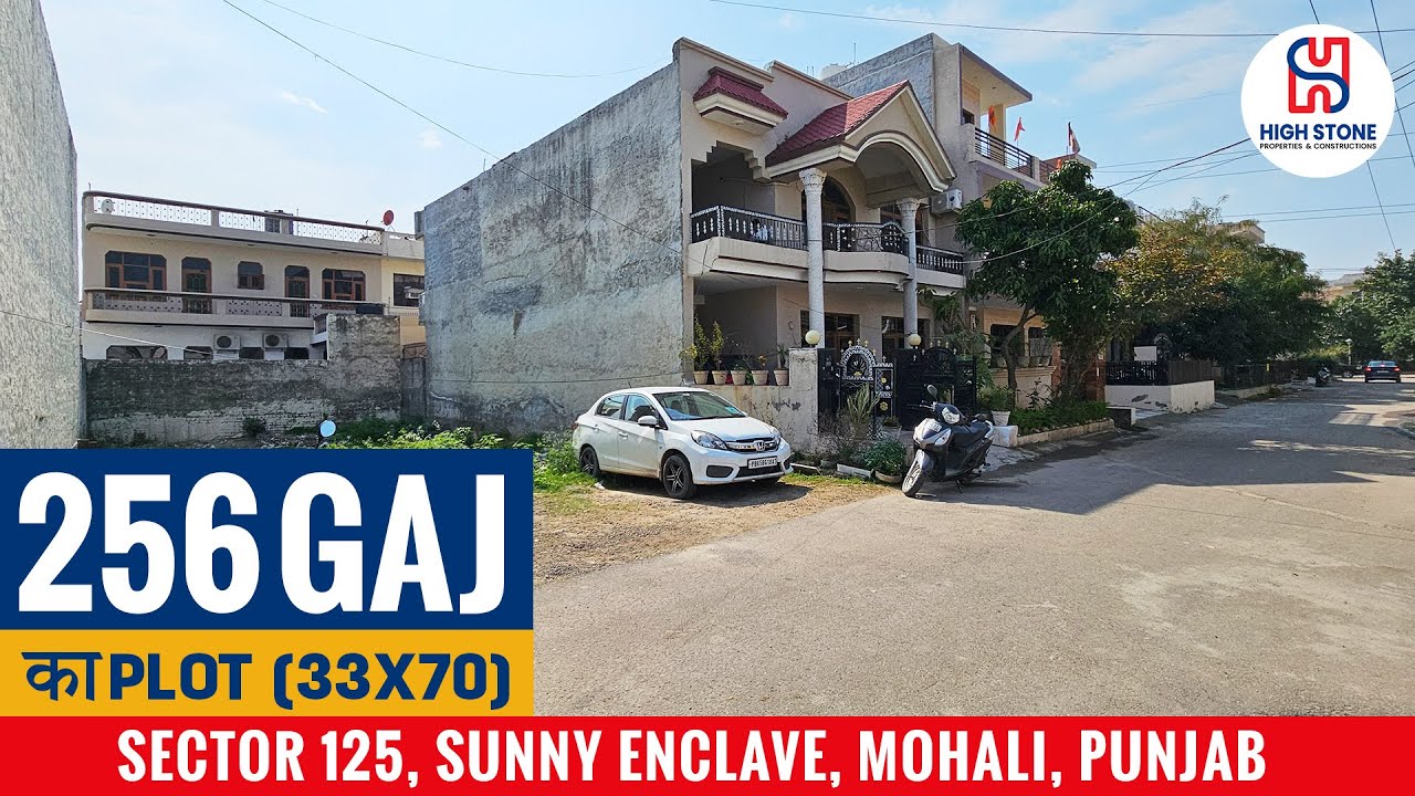 256 Gaj Plot For Sale in Sector 125, #sunnyenclavemohali #mohali | High ...