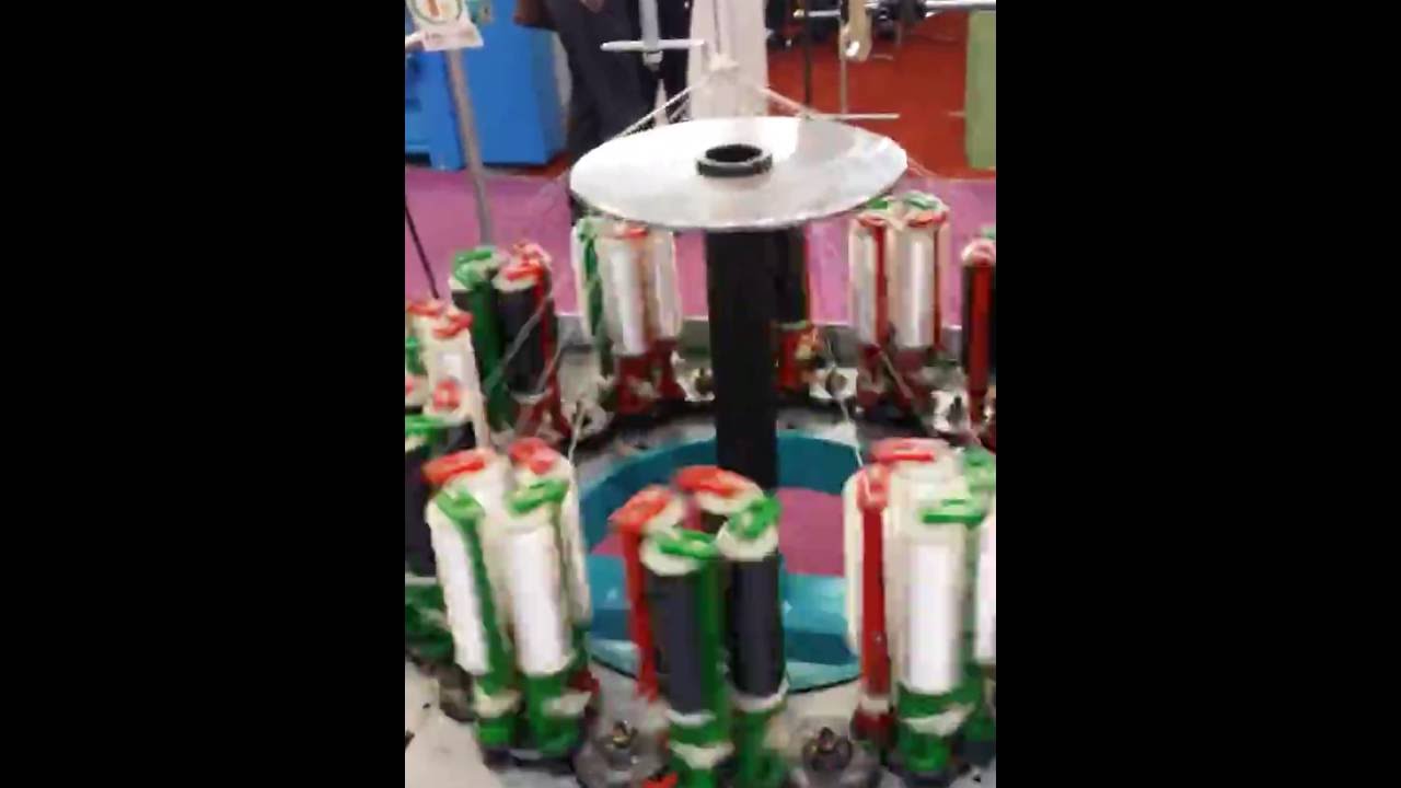 48 carrier double braider rope braiding machine, rope making machine ...