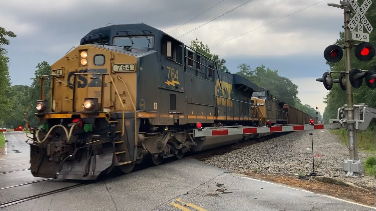 764 SB Long Loaded CSX Coal Train - YouTube