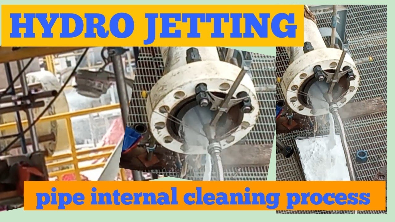 AQUA JETTING #pipe internal cleaning process - YouTube